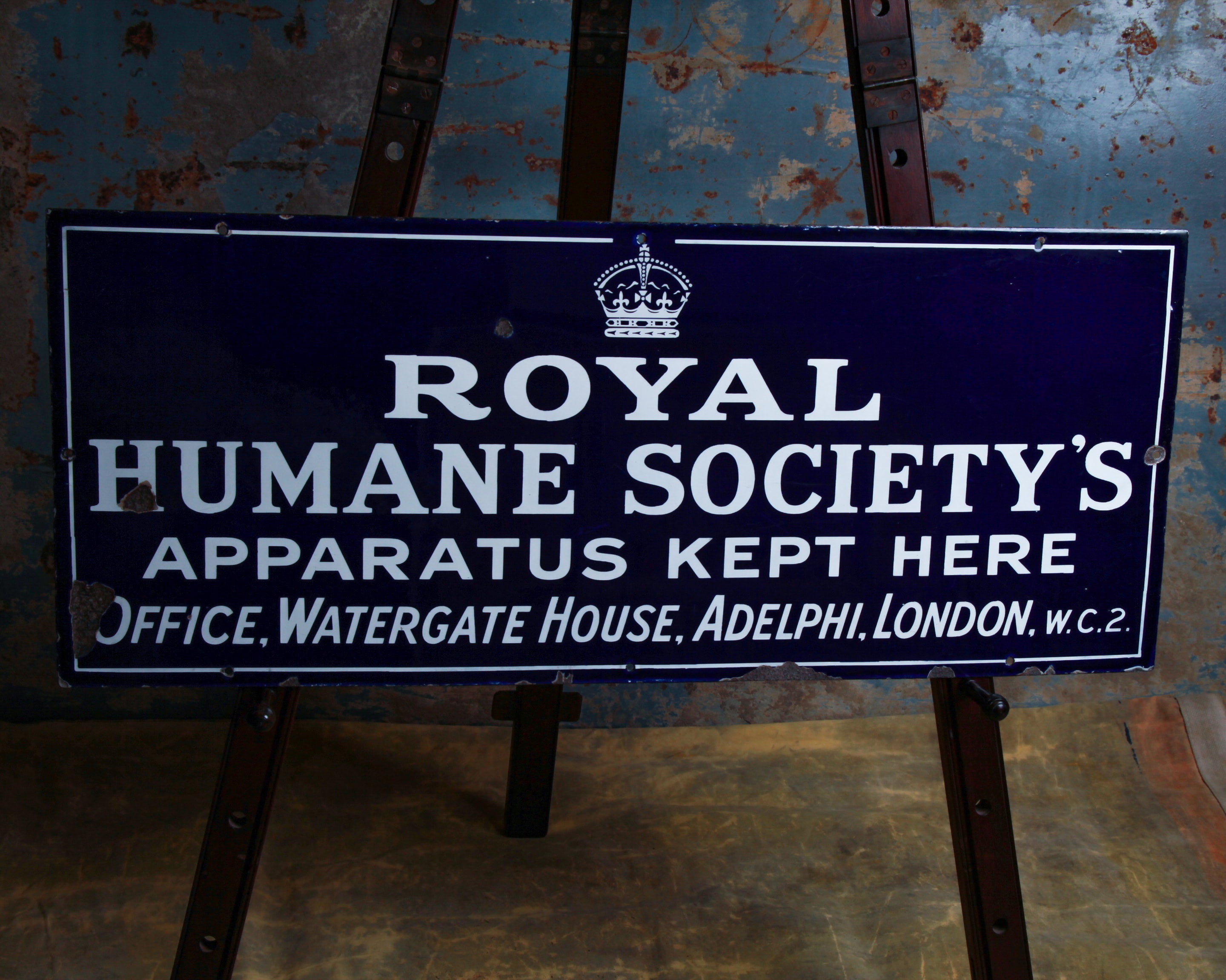 Royal Humane Society sign | Heimwee Antiques