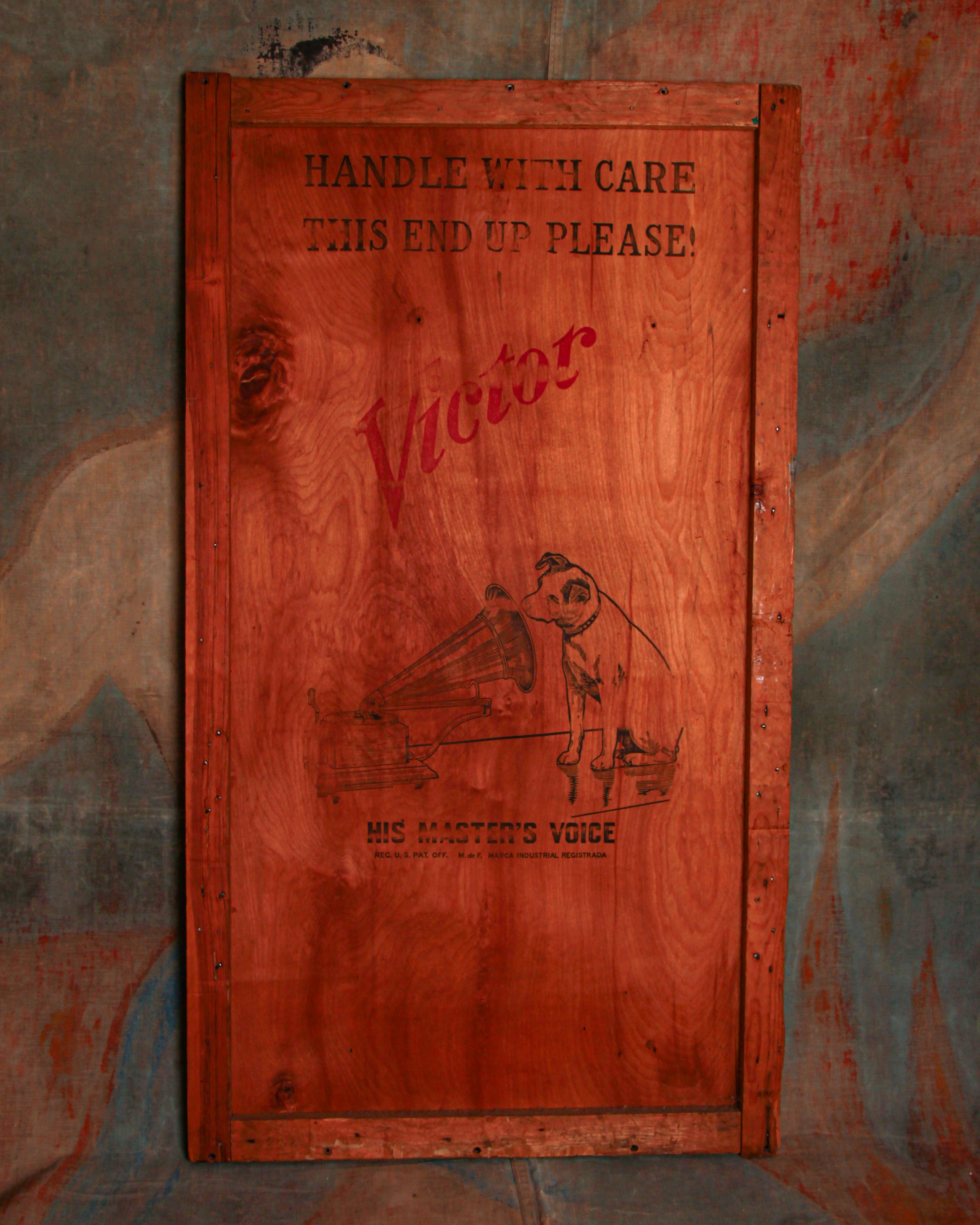 RCA Victrola crate side panel | Heimwee Antiques