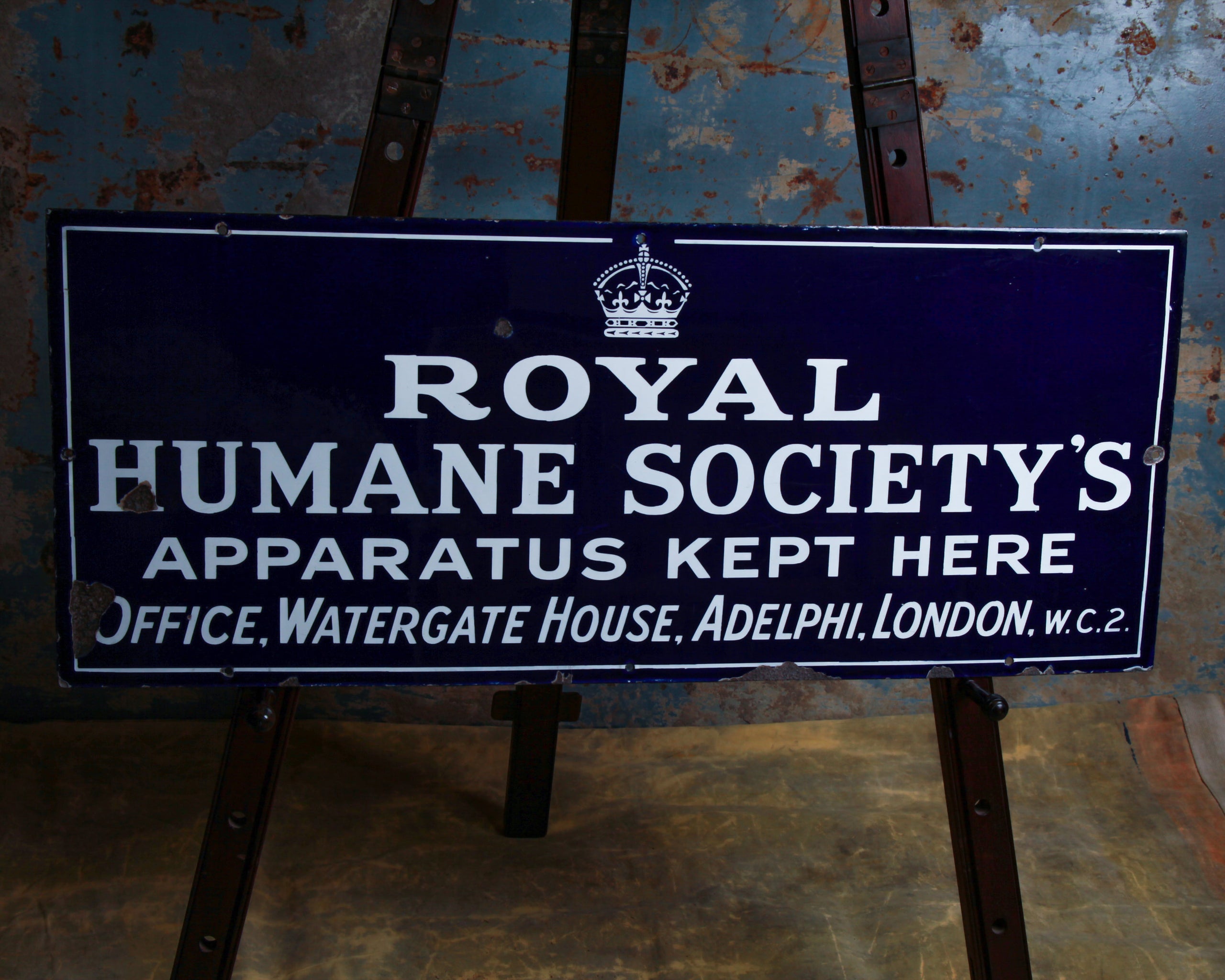 Royal Humane Society sign | Heimwee Antiques