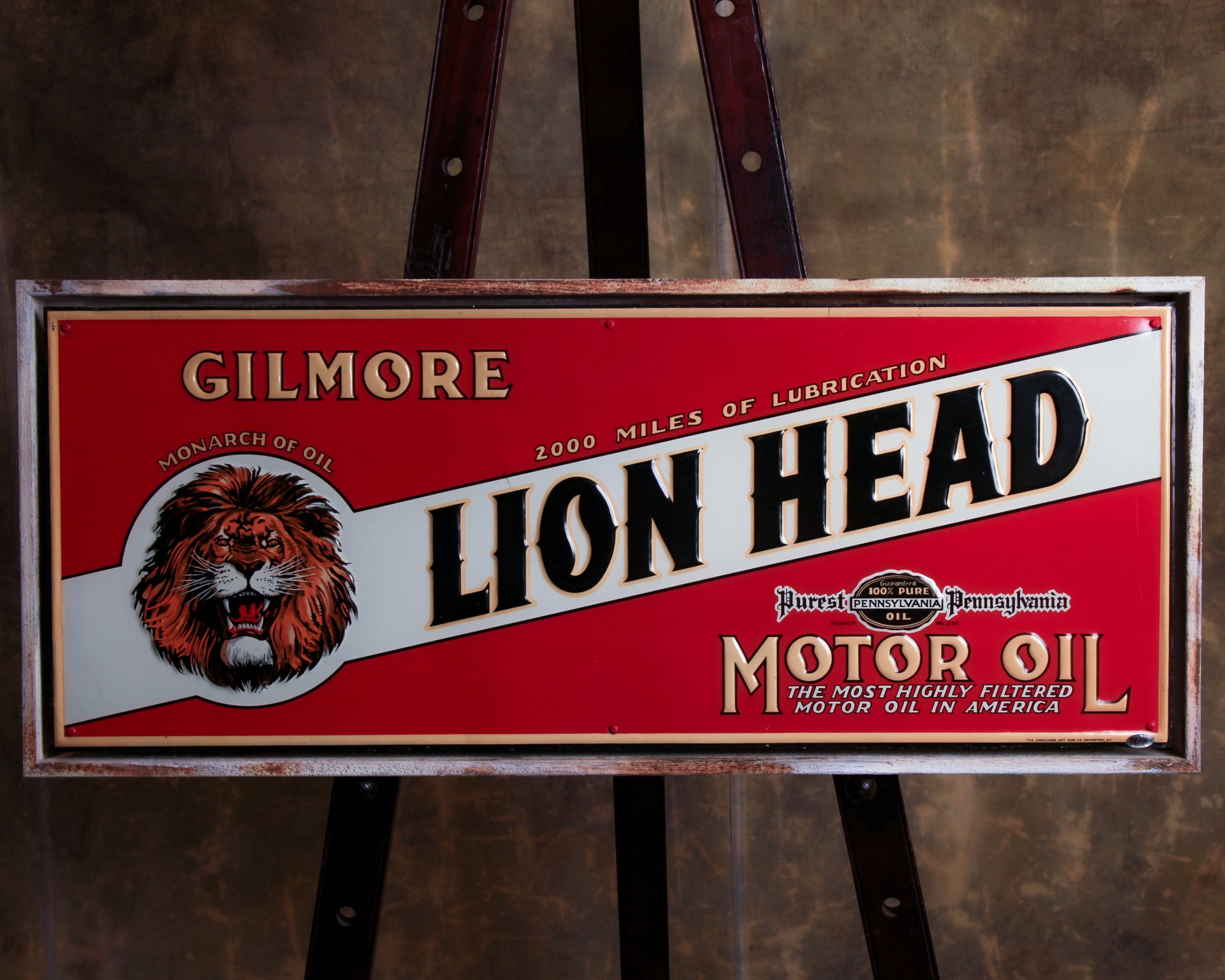 Gilmore tin sign | Heimwee Antiques